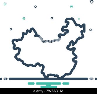 Icon for mainland; hull shape Stock Vector Image & Art - Alamy