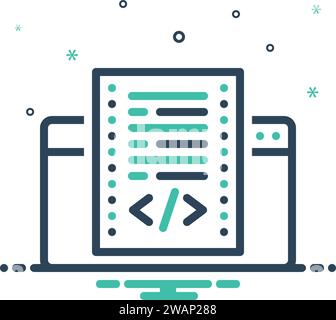Icon for scripting; screenplay Stock Vector Image & Art - Alamy