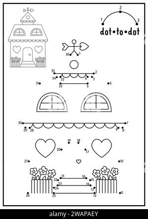 Vector Saint Valentine coloring and math puzzle with jar and hearts ...