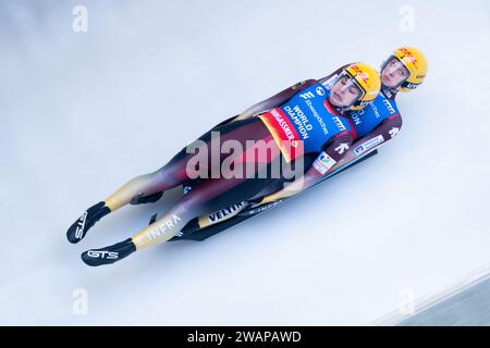 06 January 2024, North Rhine-Westphalia, Winterberg: Luge: World Cup ...