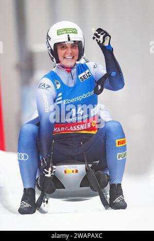 06 January 2024, North Rhine-Westphalia, Winterberg: Luge: World Cup ...