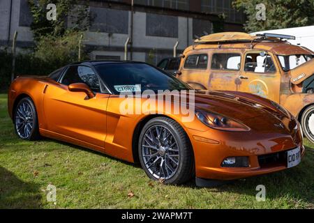 2007 Chevrolet Corvette, on display at the Bicester Heritage Scramble ...