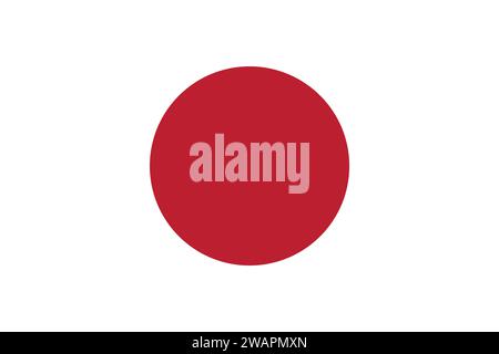 Detailed Illustration National Flag Japan Stock Vector Image & Art - Alamy