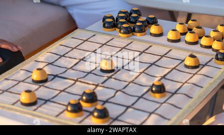 al damam board game-a traditional arabic game Stock Photo - Alamy