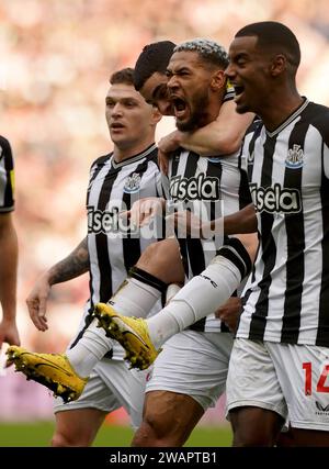 Sunderland's Daniel Ballard and team-mates celebrate after the final ...