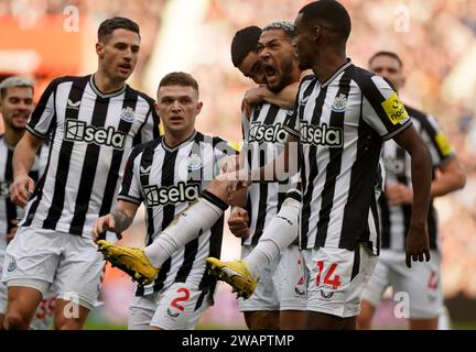 Sunderland's Daniel Ballard and team-mates celebrate after the final ...