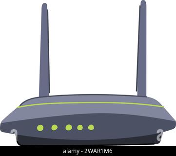 router dsl modem cartoon vector illustration Stock Vector Image & Art ...