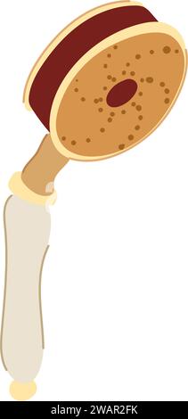 silver shower head cartoon vector illustration Stock Vector Image & Art ...