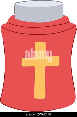 mortuary urn ashes cartoon vector illustration Stock Vector Image & Art ...