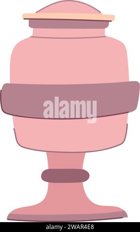 ceremony urn ashes cartoon vector illustration Stock Vector Image & Art ...