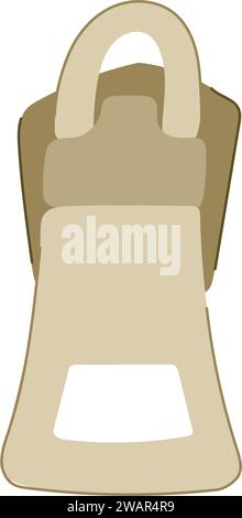 template zipper puller cartoon vector illustration Stock Vector Image & Art - Alamy