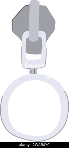 template zipper puller cartoon vector illustration Stock Vector Image & Art - Alamy