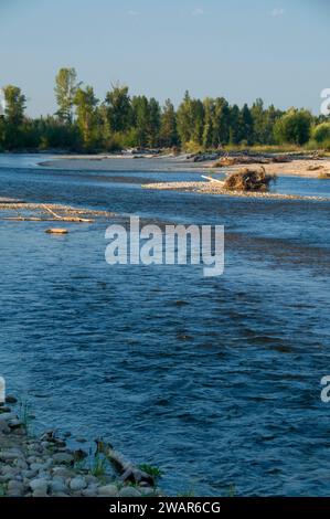 Bitterroot River, Darby Bridge Fishing Access Site, Ravalli County ...