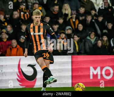 HULL, UK. 6th January 2024. Emirates FA Cup: Hull City AFC v Birmingham ...