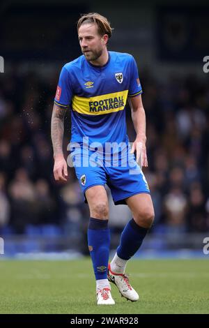 AFC Wimbledon's Harry Pell during the Sky Bet League Two match at ...
