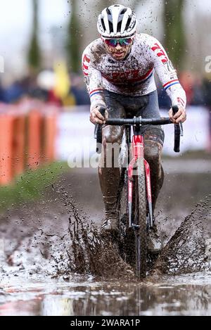 British Cameron Mason pictured at the men junior race at the World Cup ...