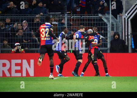 06 January 2024, Switzerland, Basel: Soccer: Test matches, FC Basel ...