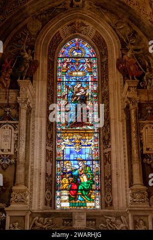 Filippino Lippi frescoes in the Strozzi Chapel in Santa Maria Novella ...