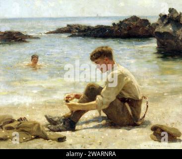 Henry Scott Tuke. Portrait the English artist, Henry Scott Tuke (1858 ...