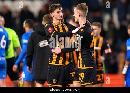 Matty Jacob of Hull City celebrates his goal during the Emirates FA Cup ...