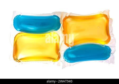 square capsule for washing with gel Stock Photo - Alamy