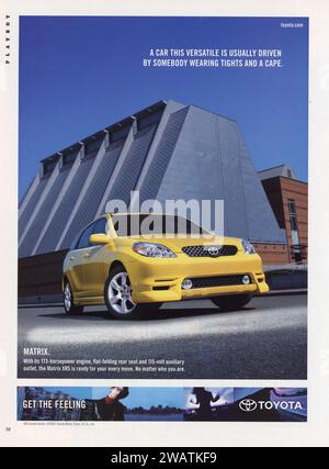 Vintage "Playboy" Magazine March 2004 issue Advert, USA Stock Photo - Alamy