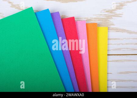 Colorful objects make mixed multi color background Stock Photo - Alamy