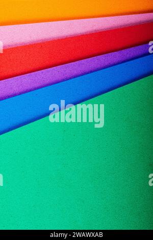 Colorful objects make mixed multi color background Stock Photo - Alamy