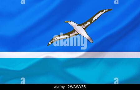 The flag of the Midway Islands, Studio Stock Photo - Alamy