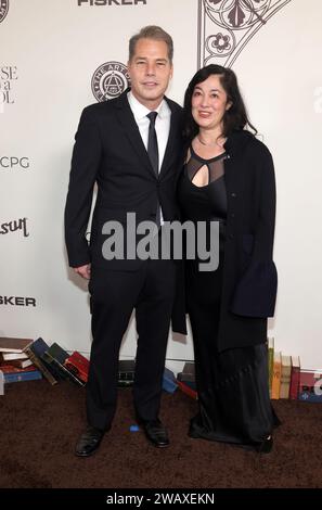 LOS ANGELES - JAN 6: Shepard Fairey, Amanda Fairey at the 2024 Art of ...