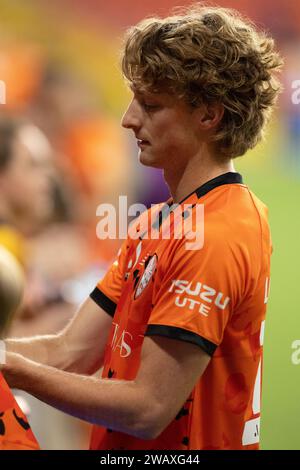 Brisbane, Australia. 6th Jan 2024. Jez Lofthouse (11 Brisbane) in ...