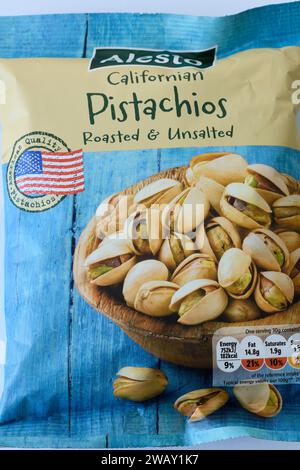 Packet of pistachio nuts Stock Photo - Alamy