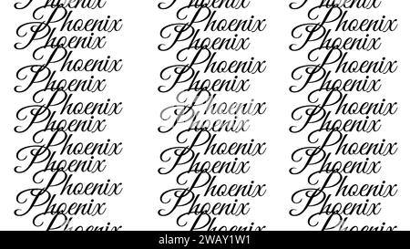 Phoenix Inspirational and motivational quotes. Hand painted ink ...