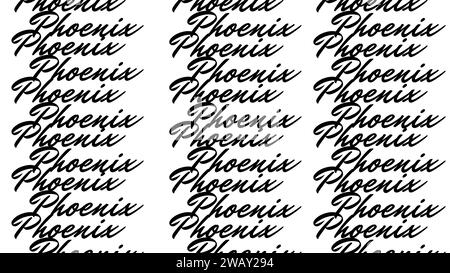 Phoenix Inspirational and motivational quotes. Hand painted ink ...