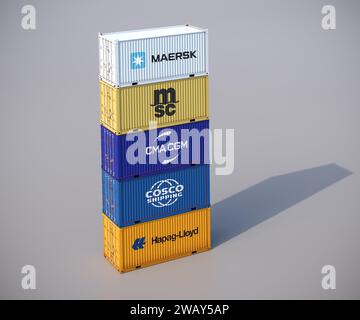 Shipping containers largest shipping and transportation companies ...