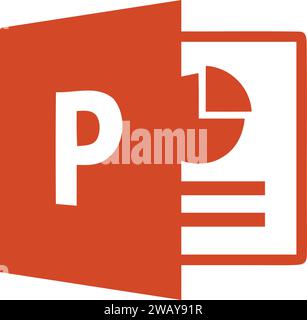 PowerPoint, icon, Microsoft, logo, office, vector, app, presentation ...