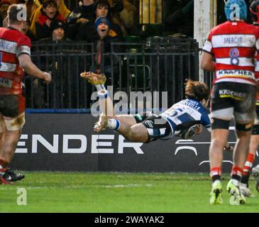 Gloucester, England, UK, 17 January 2026. Lewis Ludlow of Gloucester ...