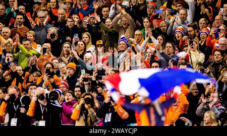 HEERENVEEN - Marijke Groenewoud in action in the women's 5,000 meters ...