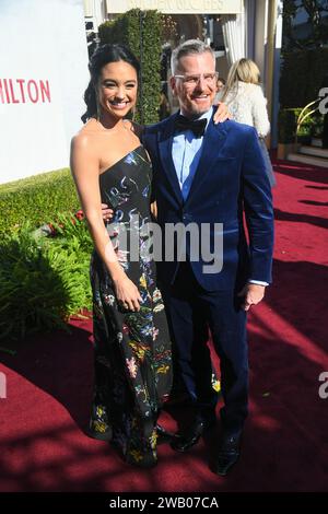 Rachel Smith and Marc Malkin at the 81st Golden Globe Awards held at ...