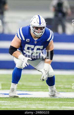 January 06, 2024: Indianapolis Colts interior offensive linemen during ...