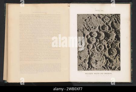 GIPS Model from the moon crater Tycho, from above, James Nasmyth, c ...