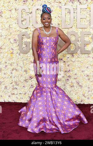Erika Alexander attends the 81st Annual Golden Globe Awards at The ...