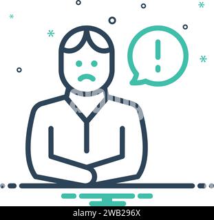 Icon for trouble,problems Stock Vector Image & Art - Alamy