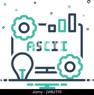 Icon for ascii,standard Stock Vector Image & Art - Alamy