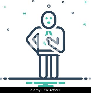 Icon for himself,myself Stock Vector Image & Art - Alamy