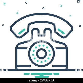Icon for tel,telephone Stock Vector Image & Art - Alamy