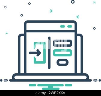 Icon for login,login activity Stock Vector Image & Art - Alamy