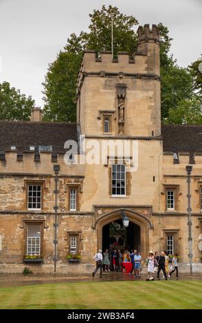 Picturesque English lodge home of Cotswold stone with castellated roof ...
