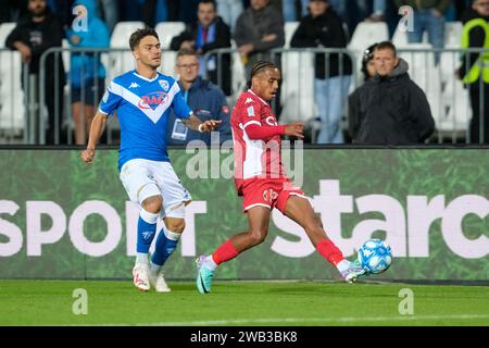 Mehdi Dorval of SSC Bari during the Italian Serie B soccer championship ...