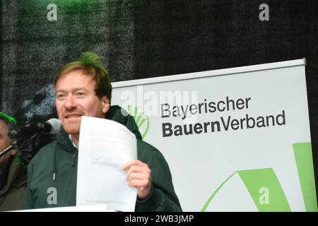 Karl Baer MdB. Gruene Muenchen 08.01.2024 Odeonsplatz Bayerischen ...